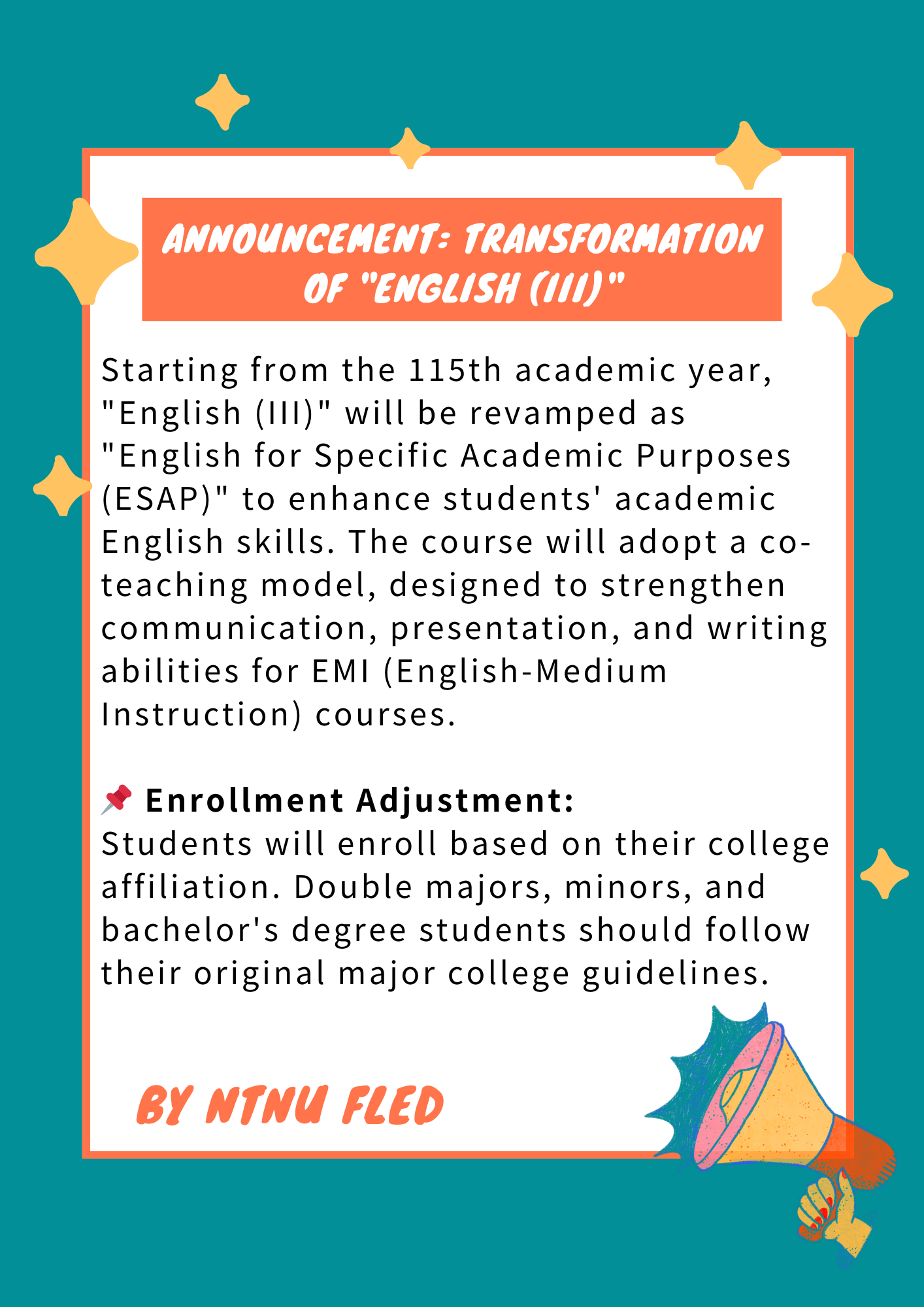 Foreign Language Education Division | Office of Academic Affairs -National Taiwan Normal University